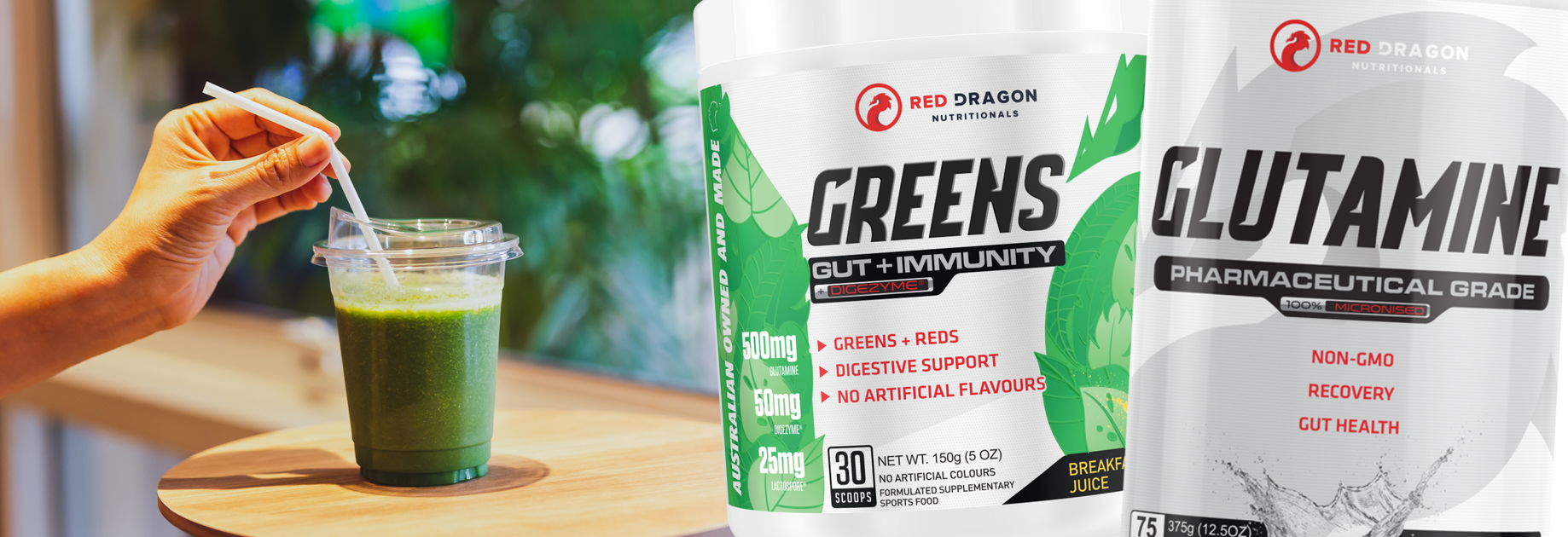 Ultimate Gut Health : Supercharge Your Greens with L-Glutamine — Red ...